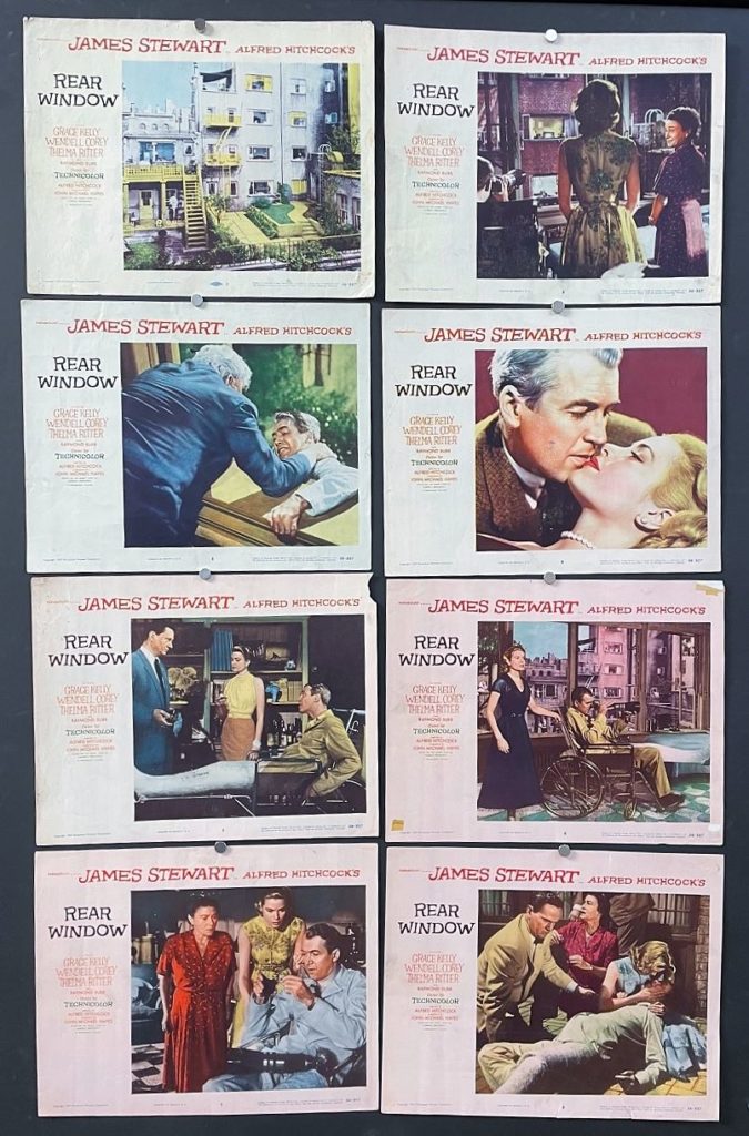 Rear Window (1954) – Original Lobby Card Set Movie Poster - Hollywood ...
