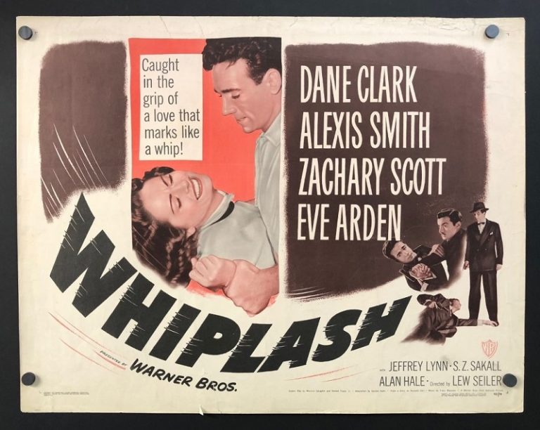 Whiplash (1948) – Original Half Sheet Movie Poster - Hollywood Movie ...