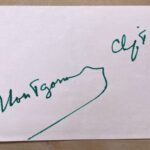 Montgomery Clift Autograph (mid 1960’s) - Hollywood Movie Posters