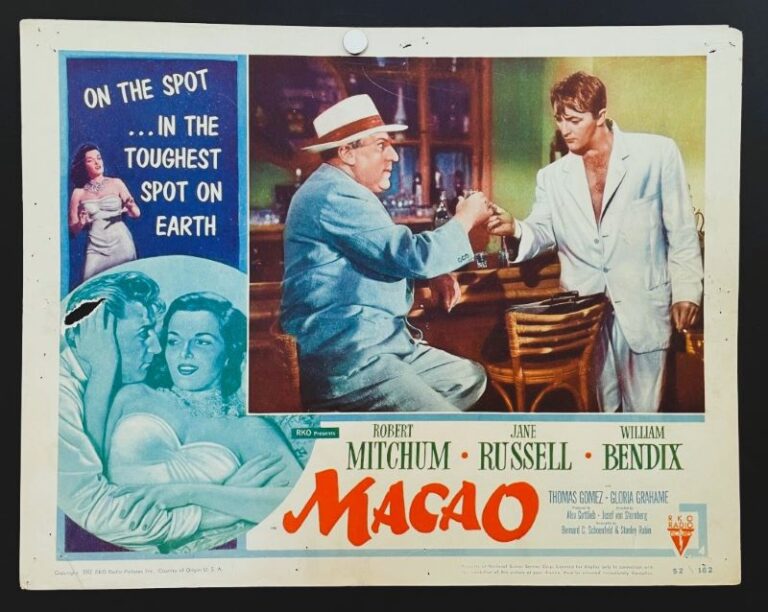 Macao (1952) – Original Lobby Card Movie Poster - Hollywood Movie Posters