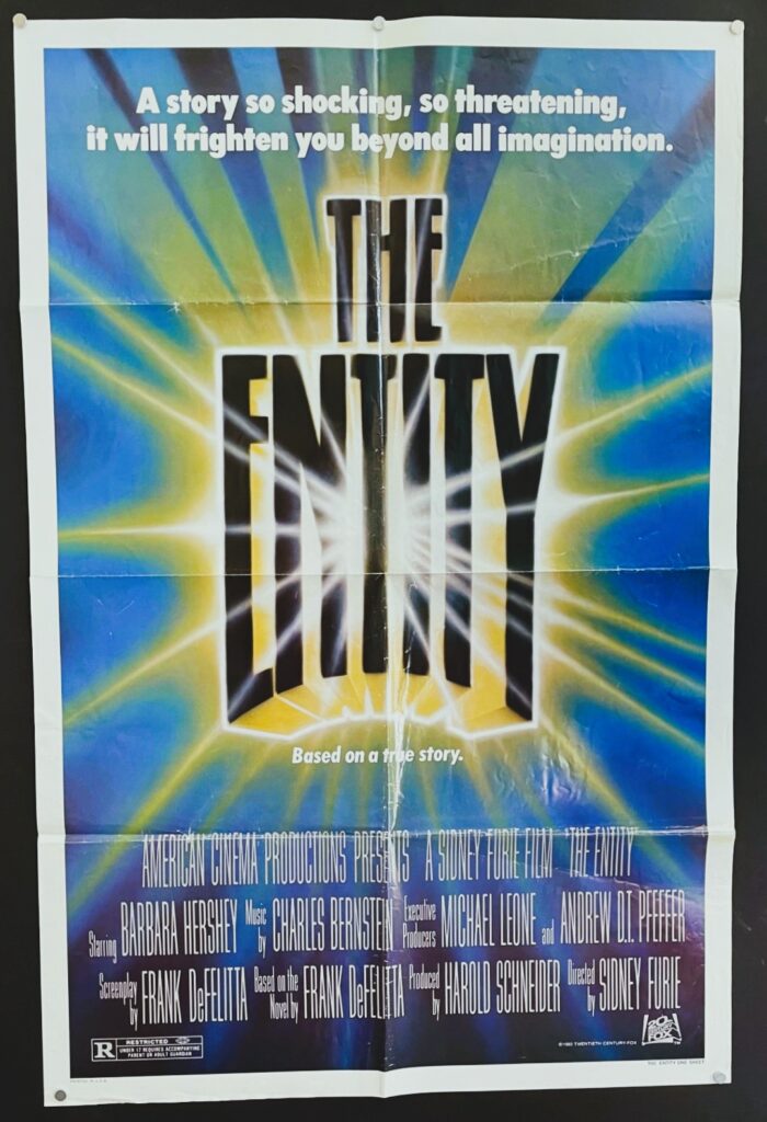 The Entity (1983) – Original One Sheet Movie Poster - Hollywood Movie ...