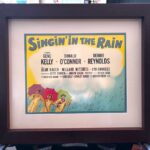 Singin’ In the Rain (1952) – Framed Original Deluxe Title Card Movie ...